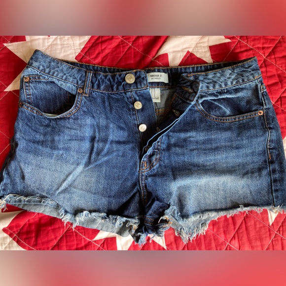 Forever 21 | Shorts | Forever 2 Button Fly Shorts | Poshmark